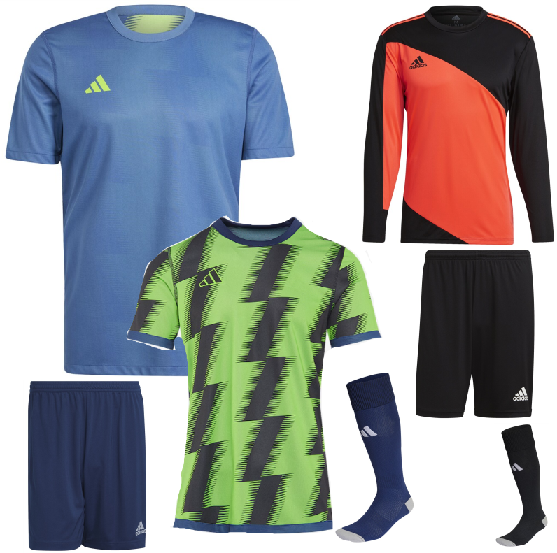 ADIDAS REVERSIBLE 24 KIT BUNDLE NAVY GREEN – Team Sport Direct