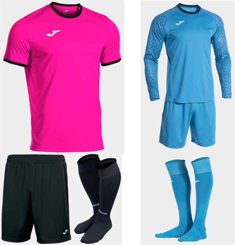 JOMA COMBI PREMIUM KIT BUNDLE PINK FLUOR BLACK – Team Sport Direct