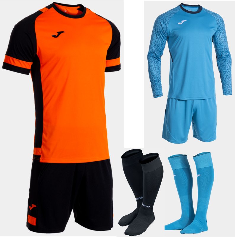 JOMA LIDER KIT BUNDLE ORANGE BLACK – Team Sport Direct