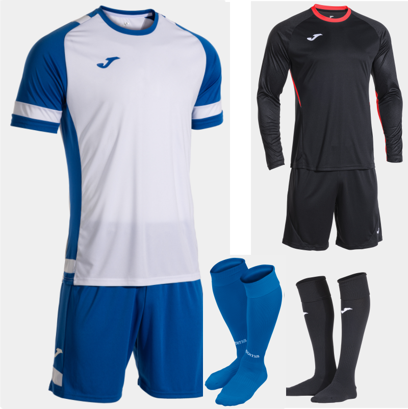 JOMA LIDER KIT BUNDLE WHITE ROYAL – Team Sport Direct