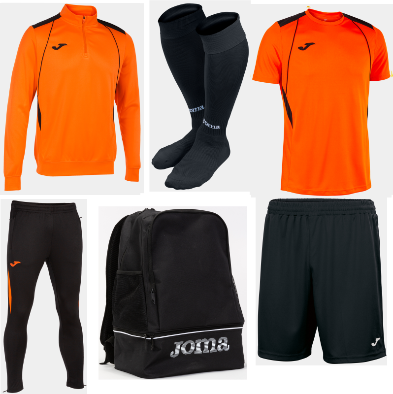 Joma Championship VII Orange Black Training Bundle – Team Sport Direct