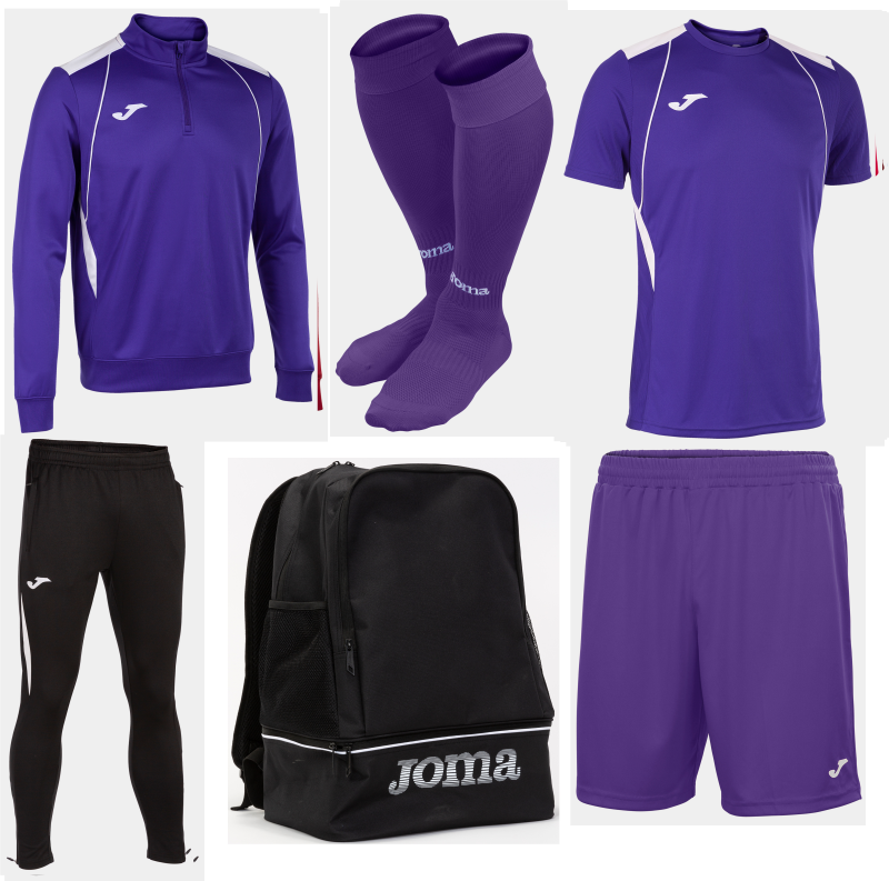 Joma Championship VII Purple White Black Training Bundle – Team Sport ...