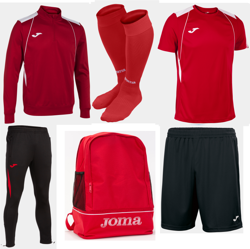 Joma Championship VII Red White Black Training Bundle – Team Sport Direct