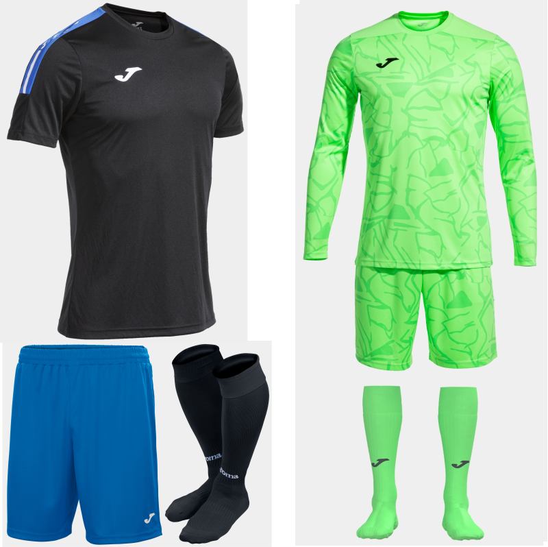 Joma Olimpiada Kit Bundle Black Royal – Team Sport Direct