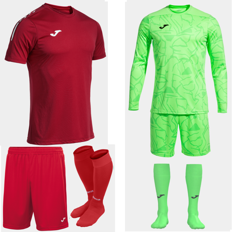 Joma Olimpiada Kit Bundle Red – Team Sport Direct