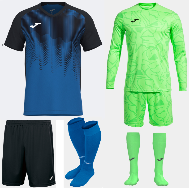Joma Tiger VI Kit Bundle Royal Black – Team Sport Direct