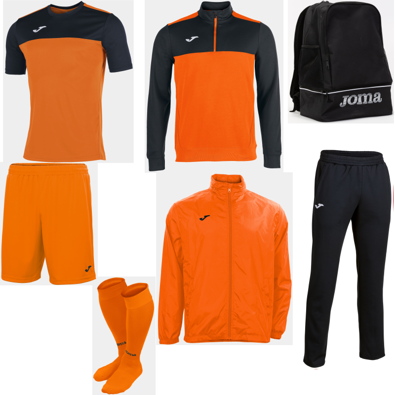 JOMA WINNER TRAINING BUNDLE ORANGE BLACK – Team Sport Direct