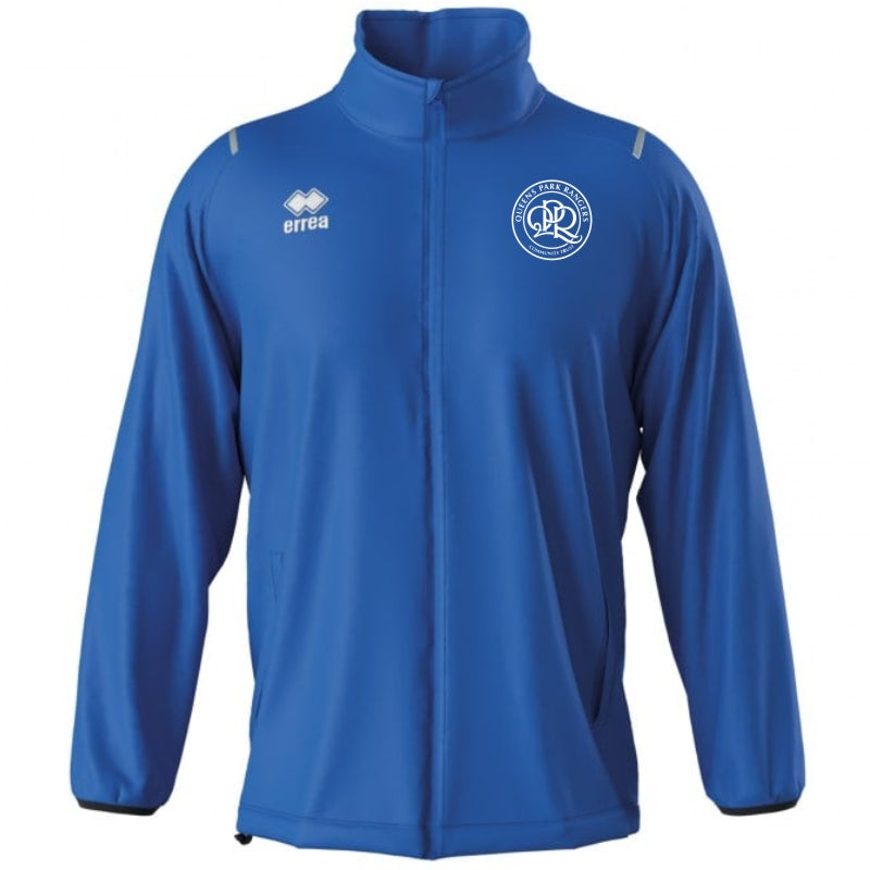 QPR Errea Pressing Rainjacket Royal/White – Team Sport Direct