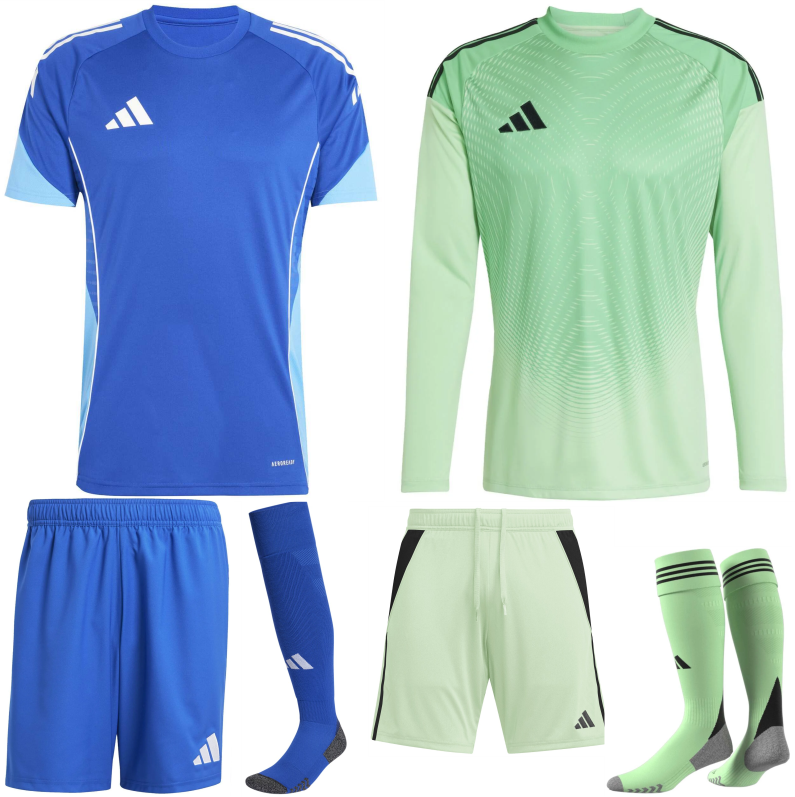 ADIDAS TIRO 25 COMPETITION PREMIUM KIT BUNDLE TEAM ROYAL BLUE BLUE BUR ...