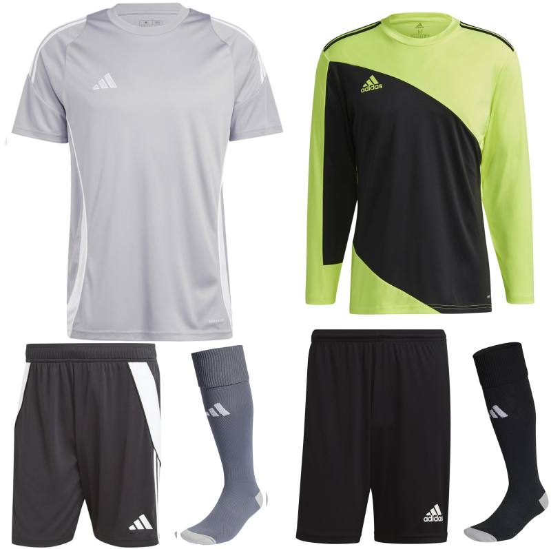 ADIDAS TIRO 24 PREMIUM KIT BUNDLE GREY – Team Sport Direct