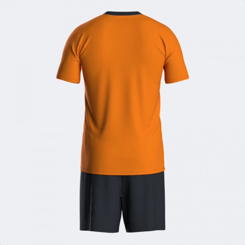 Joma Victory SS Set Orange/Black – Team Sport Direct