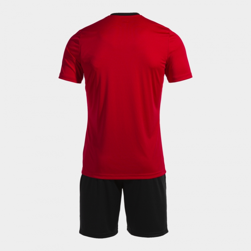 Joma Victory SS Set Red/Black – Team Sport Direct