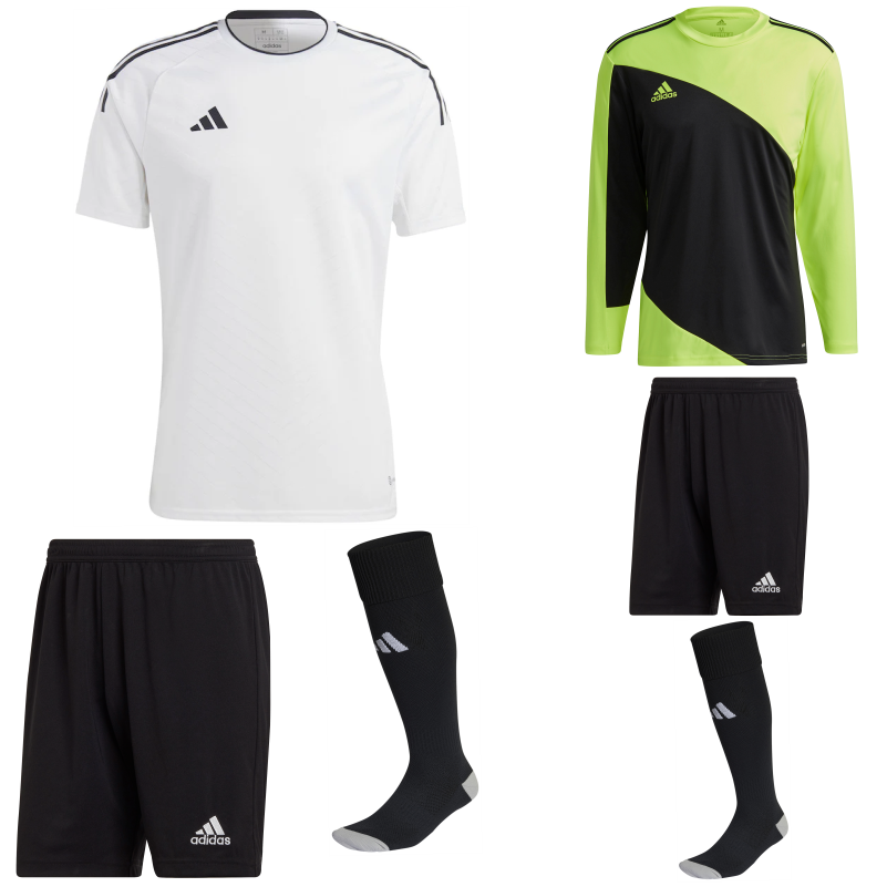 ADIDAS CAMPEON 23 SS KIT BUNDLE WHITE BLACK – Team Sport Direct