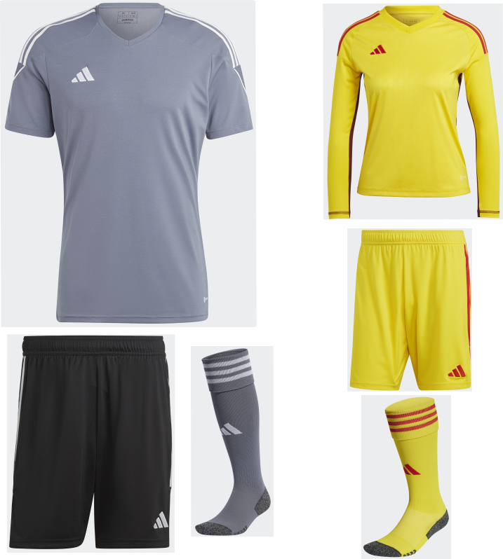 ADIDAS TIRO 23 PREMIUM SS KIT BUNDLE TEAM ONIX WHITE – Team Sport Direct