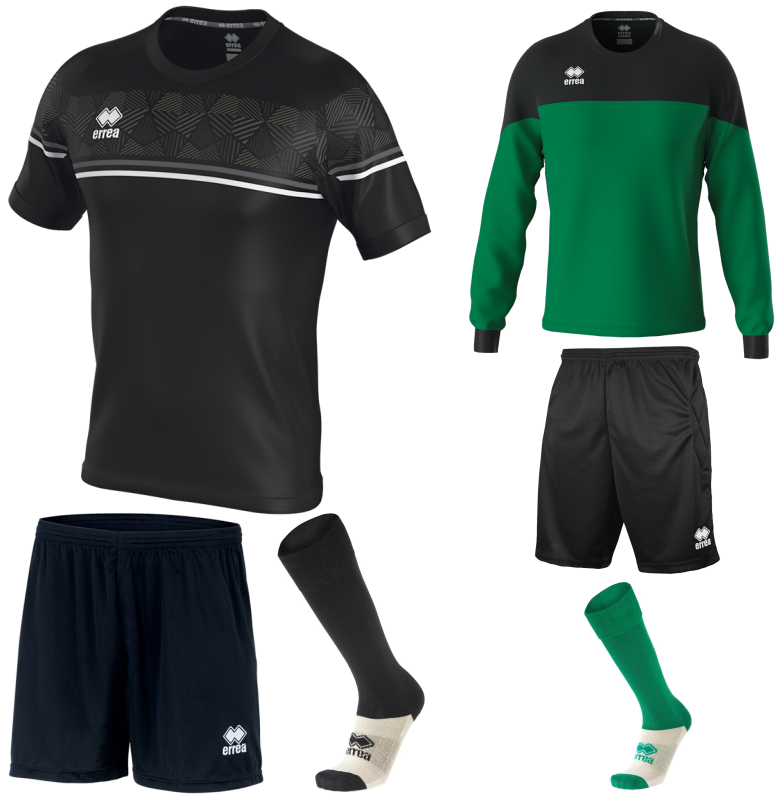 ERREA DIAMANTIS SS KIT BUNDLE BLACK ANTHRACITE WHITE – Team Sport Direct