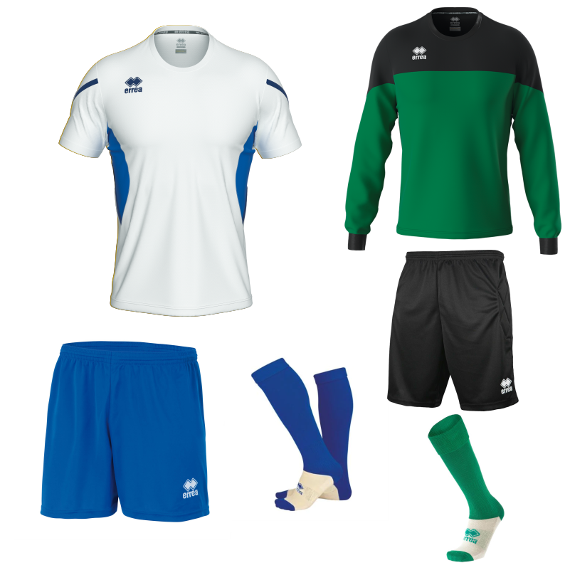 ERREA CURTIS SS KIT BUNDLE WHITE BLUE NAVY – Team Sport Direct