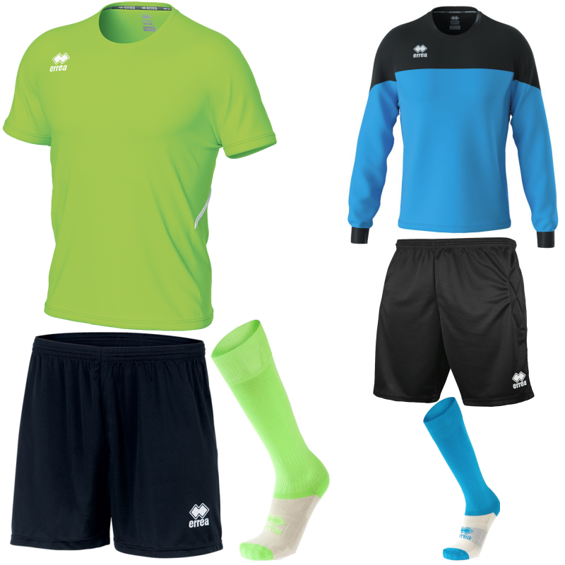 ERREA MARVIN SS KIT BUNDLE FLUO GREEN – Team Sport Direct
