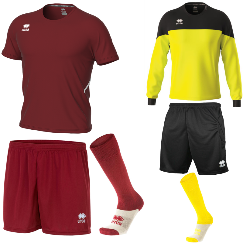 ERREA MARVIN SS KIT BUNDLE MAROON – Team Sport Direct