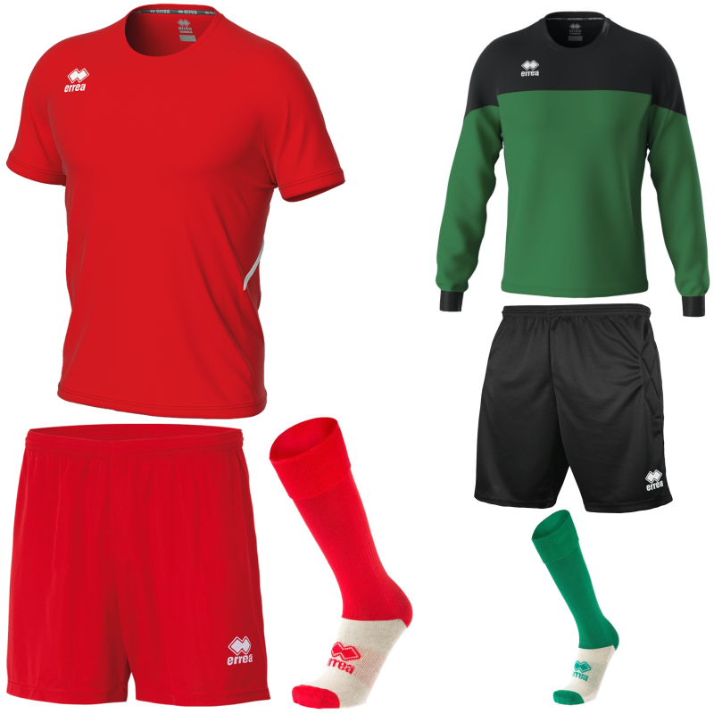 ERREA MARVIN SS KIT BUNDLE RED – Team Sport Direct
