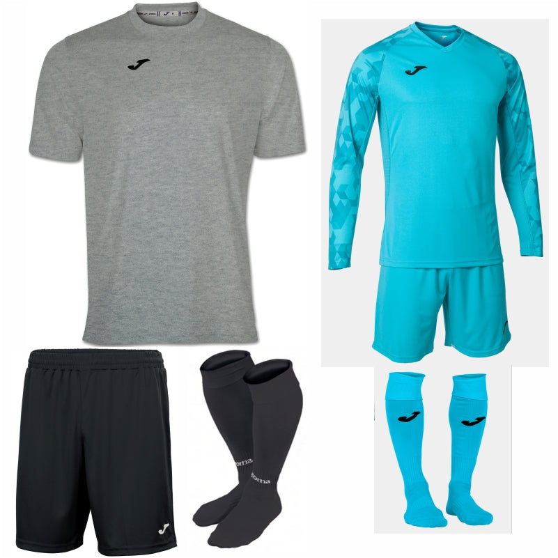 JOMA COMBI SS KIT BUNDLE LIGHT MELANGE – Team Sport Direct