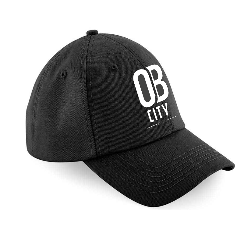 OB CITY BASEBALL CAP BLACK – Team Sport Direct