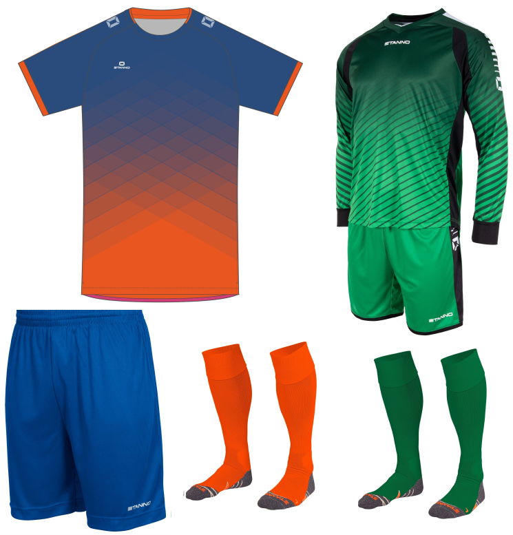 STANNO ALTIUS SS KIT BUNDLE BLUE ORANGE – Team Sport Direct