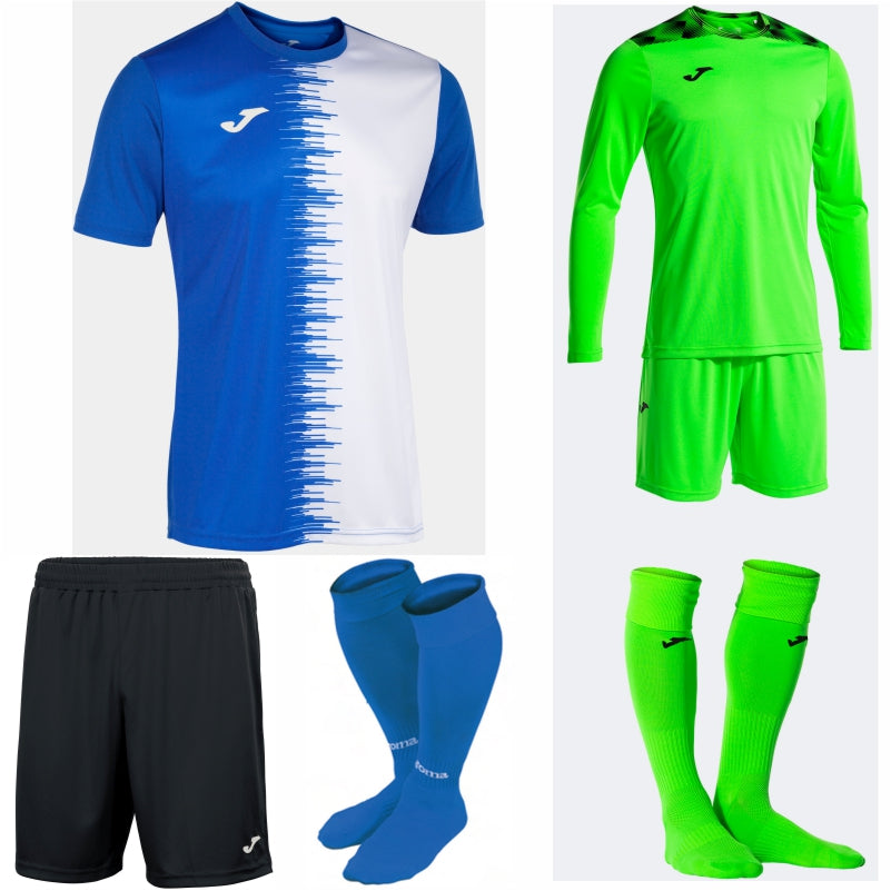 JOMA CITY II SS KIT BUNDLE ROYAL/WHITE – Team Sport Direct