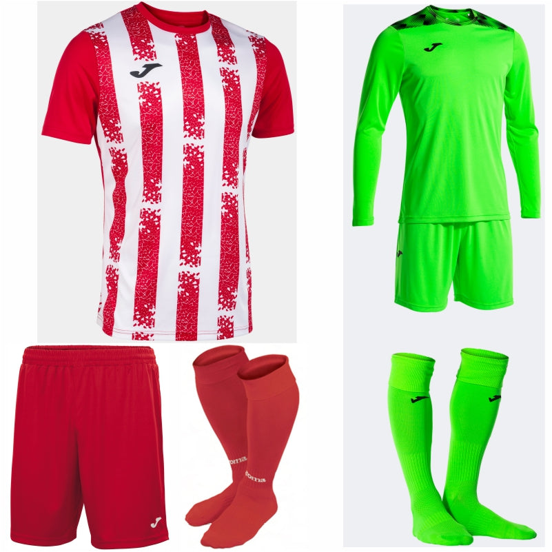 JOMA INTER III SS KIT BUNDLE RED/WHITE – Team Sport Direct