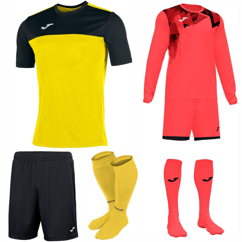 JOMA WINNER KIT BUNDLE YELLOW/BLACK – Team Sport Direct