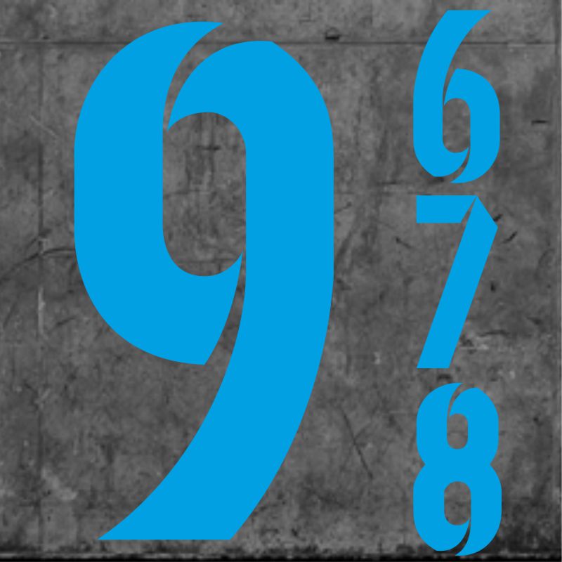 Striker Numbers Large Sky Blue – Team Sport Direct