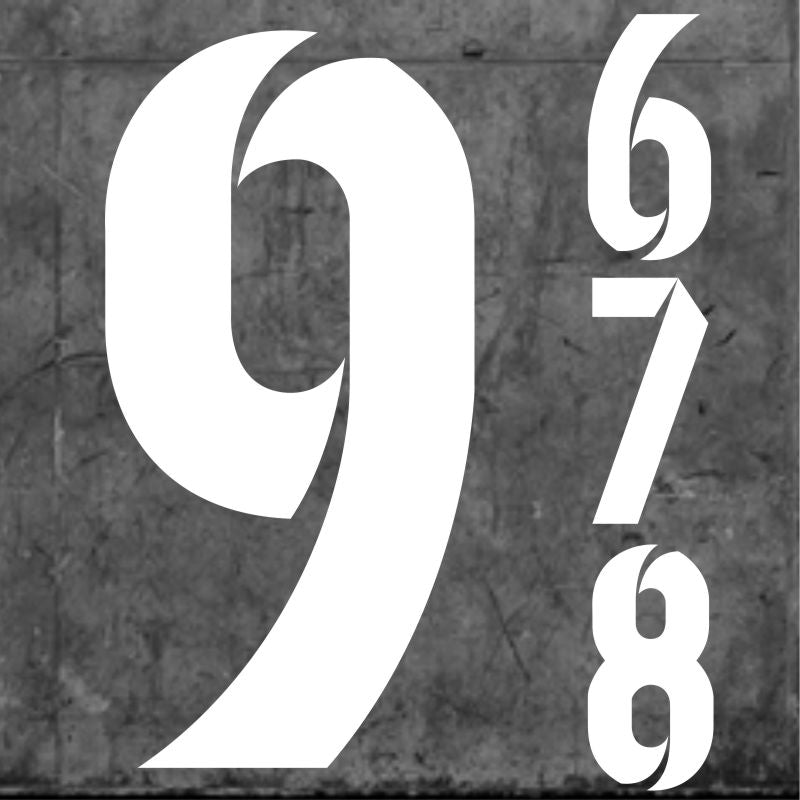 Striker Numbers Large White – Team Sport Direct